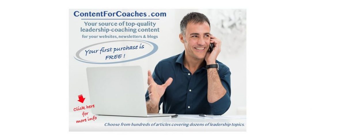 First-time clients: Your first purchase is free! - Content for Coaches ...